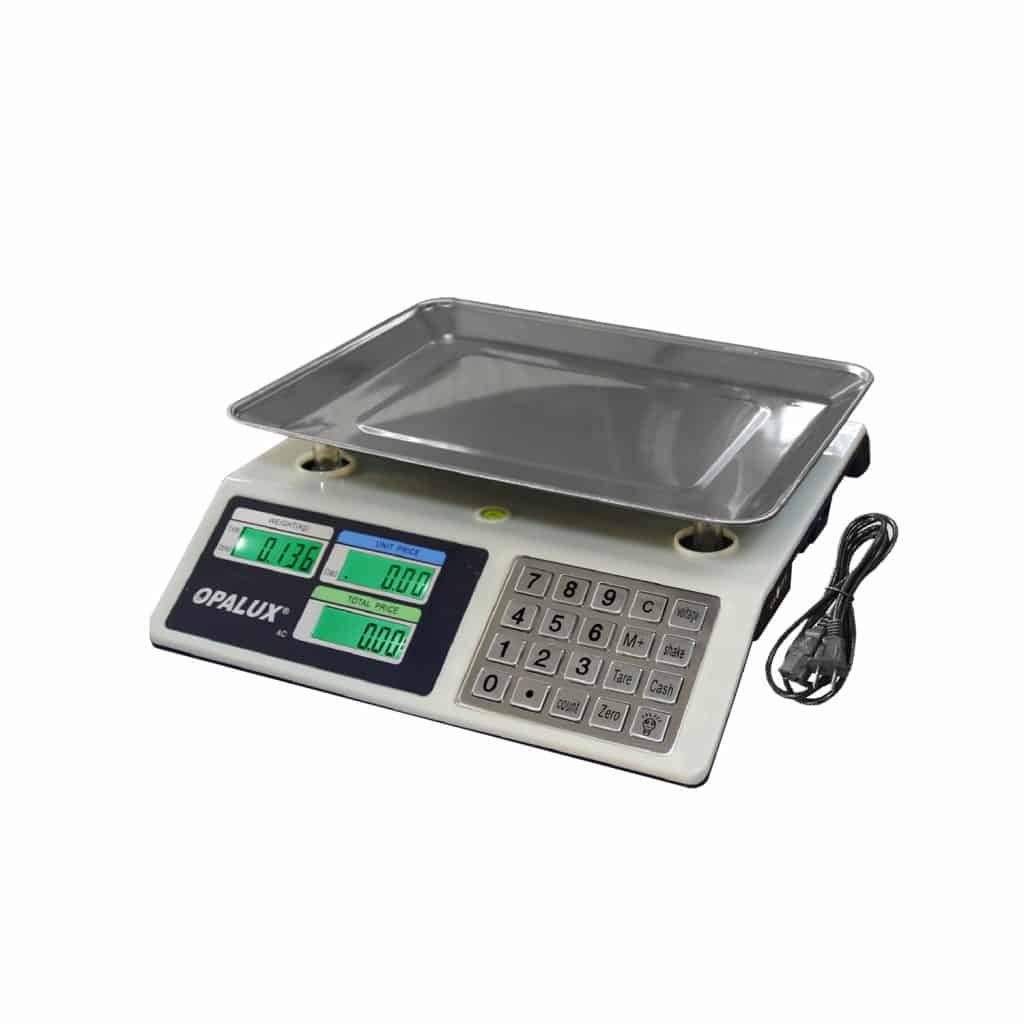 Balanza Digital Recargable 40Kg OP-982S OPALUX - Mihaba.com
