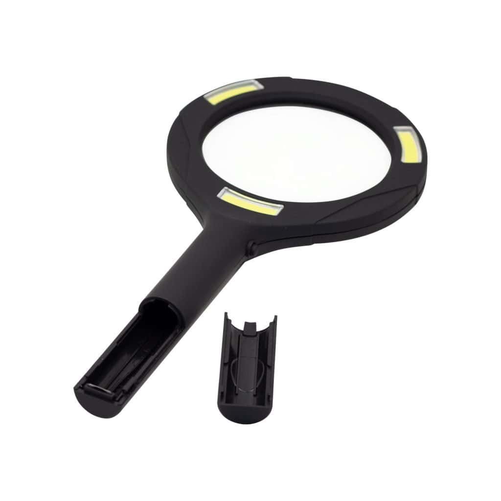Lupa de Mano con Luz LED 3W-COB-LED - Mihaba.com