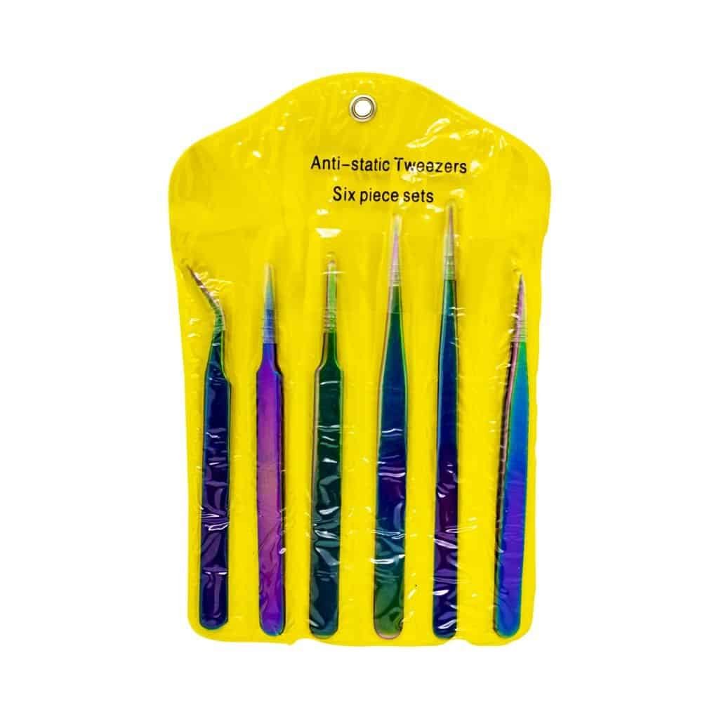 Set de Pinzas Antiestáticas SIX-PIECE-SETS - Mihaba.com